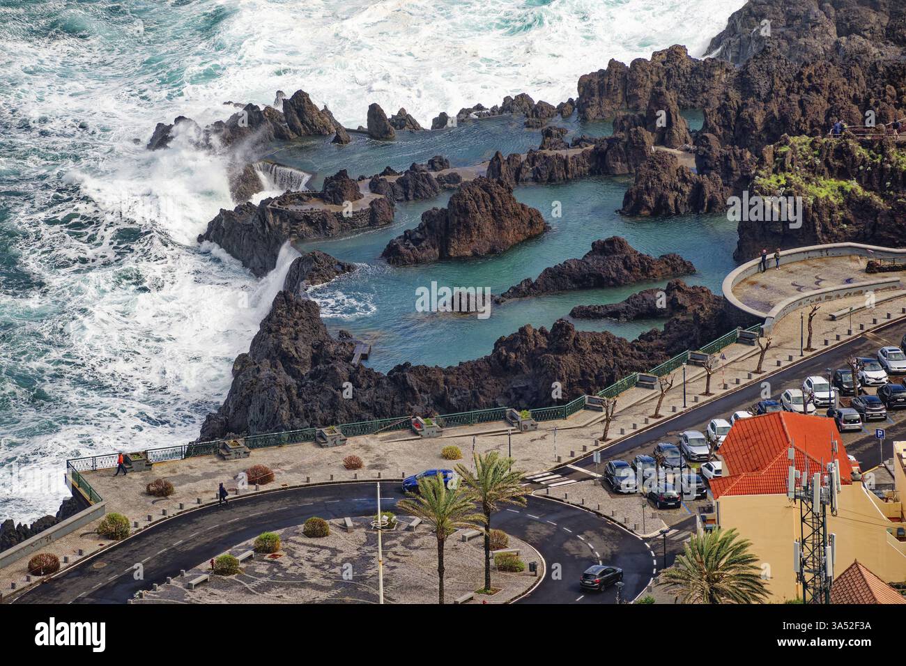 Natural swimming pools in volcanic rock, lava pools, natural swimming ...