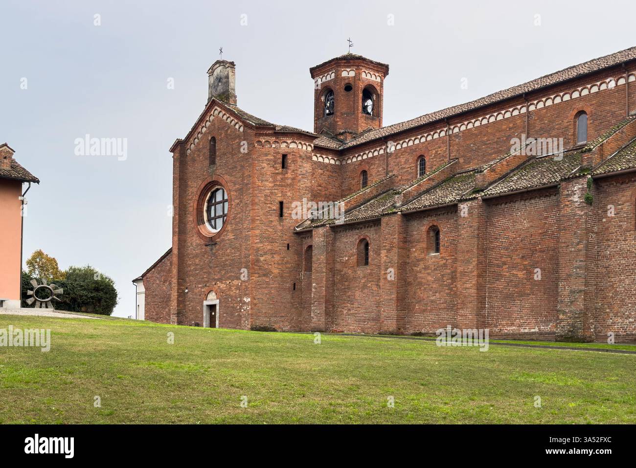 View of Abbazia di Morimondo, a medieval abbey near Milan and a fine ...