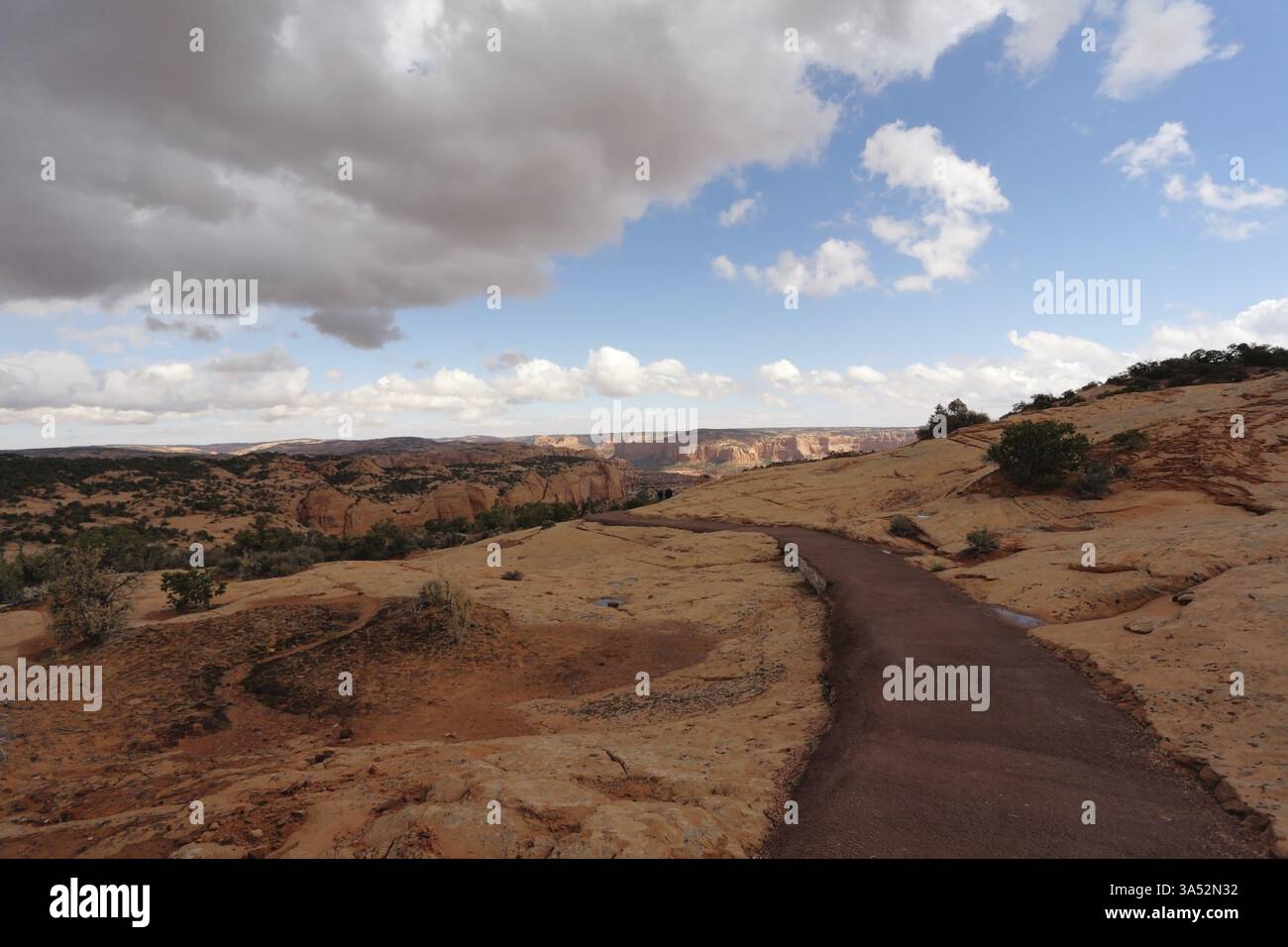 Historical Relic - Navajo Monument. Colossal red sandstone canyon in ...