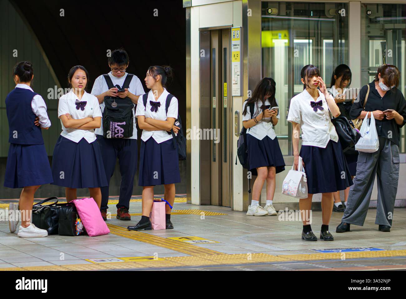 Himeji, Japan - Sep 24 2024, Panoramic view of a group of Japanese ...