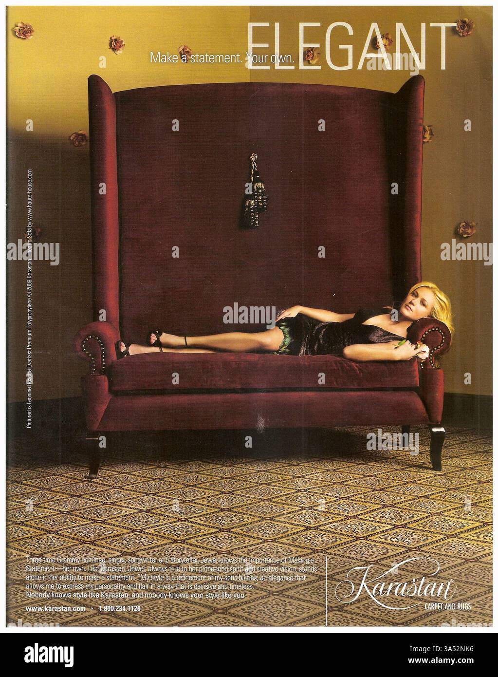 Carpet magazine advertisement hi-res stock photography and images - Alamy