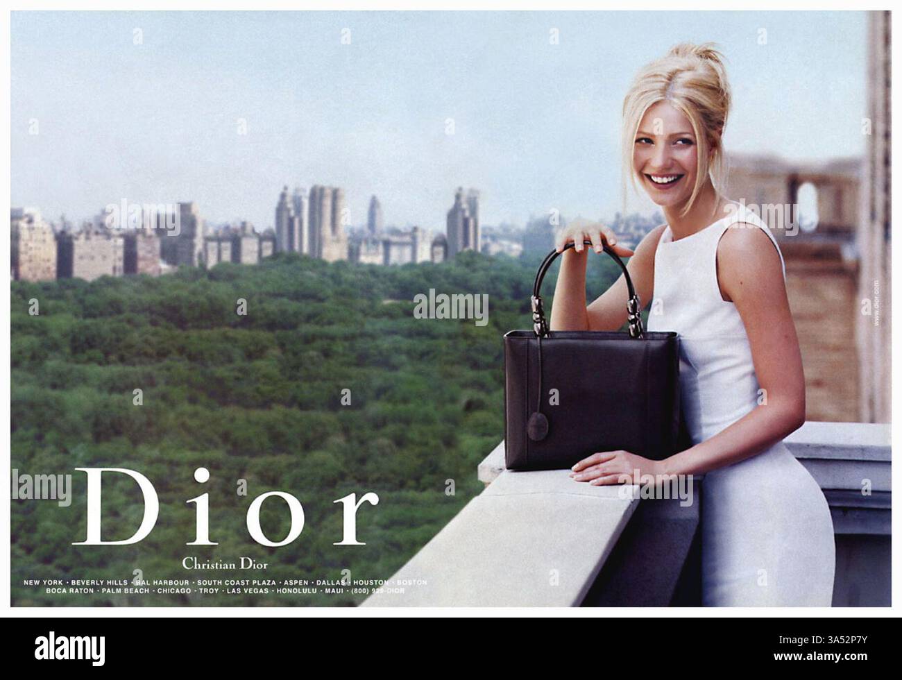 1999-2000 Dior bag print ad featuring Gwyneth Paltrow Stock Photo - Alamy