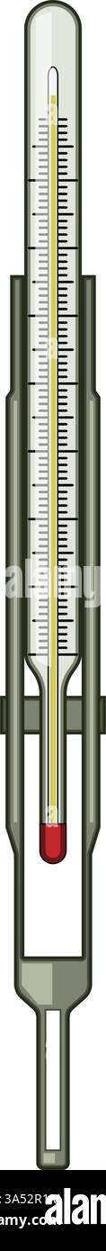 temperature candy thermometer cartoon vector illustration Stock Vector ...
