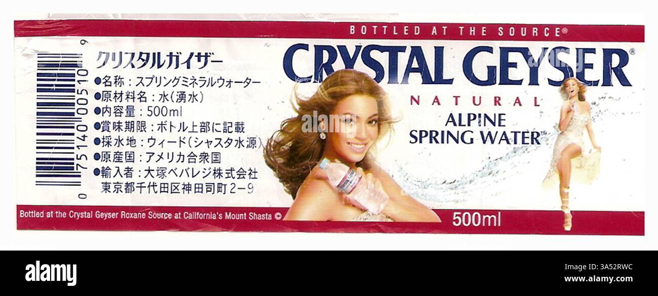 Crystal geyser natural alpine spring water hi-res stock photography and ...