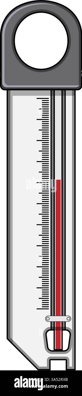confectionery candy thermometer cartoon vector illustration Stock ...