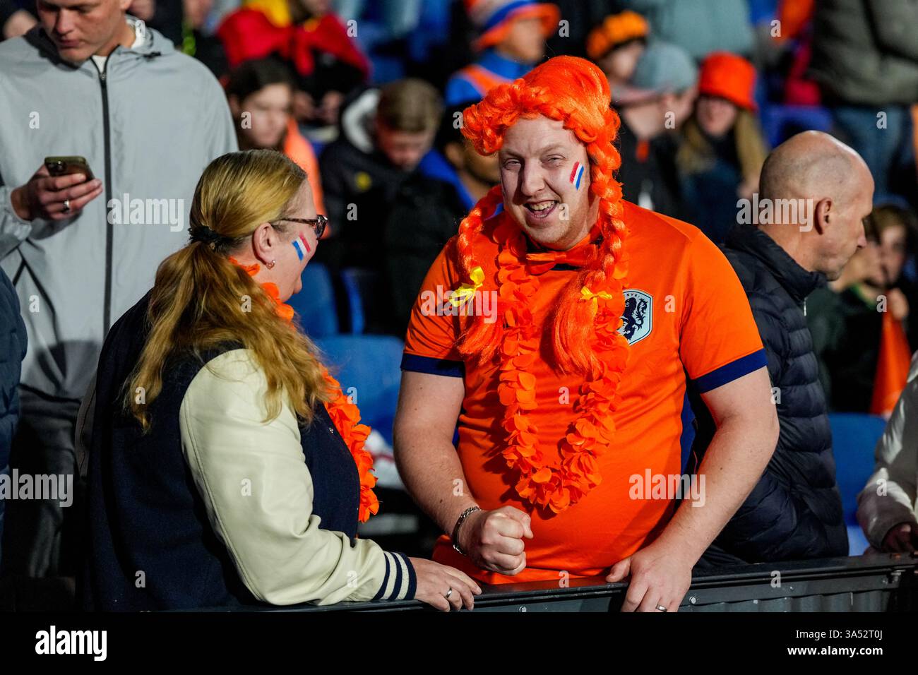 Rotterdam - Dutch Supporters during the first leg of the quarter final ...