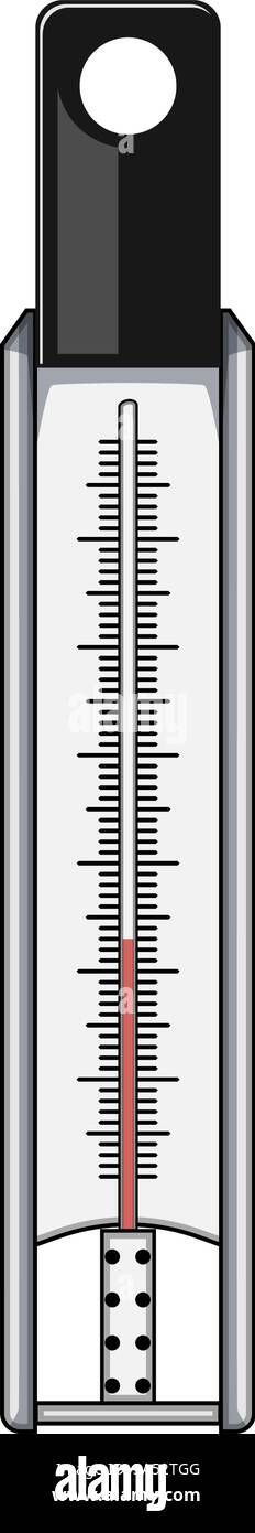 chocolate candy thermometer cartoon vector illustration Stock Vector ...