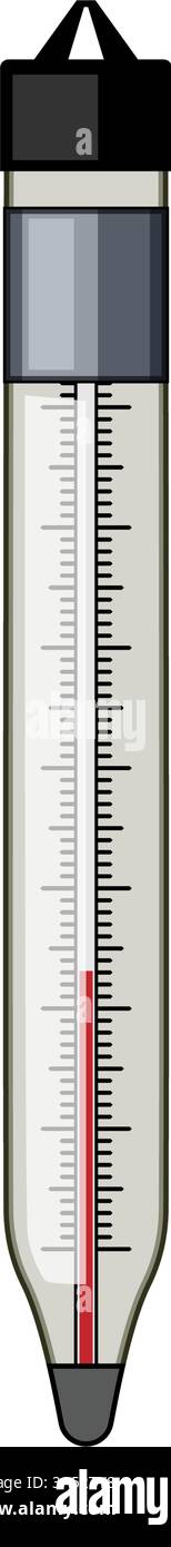 boil candy thermometer cartoon vector illustration Stock Vector Image ...