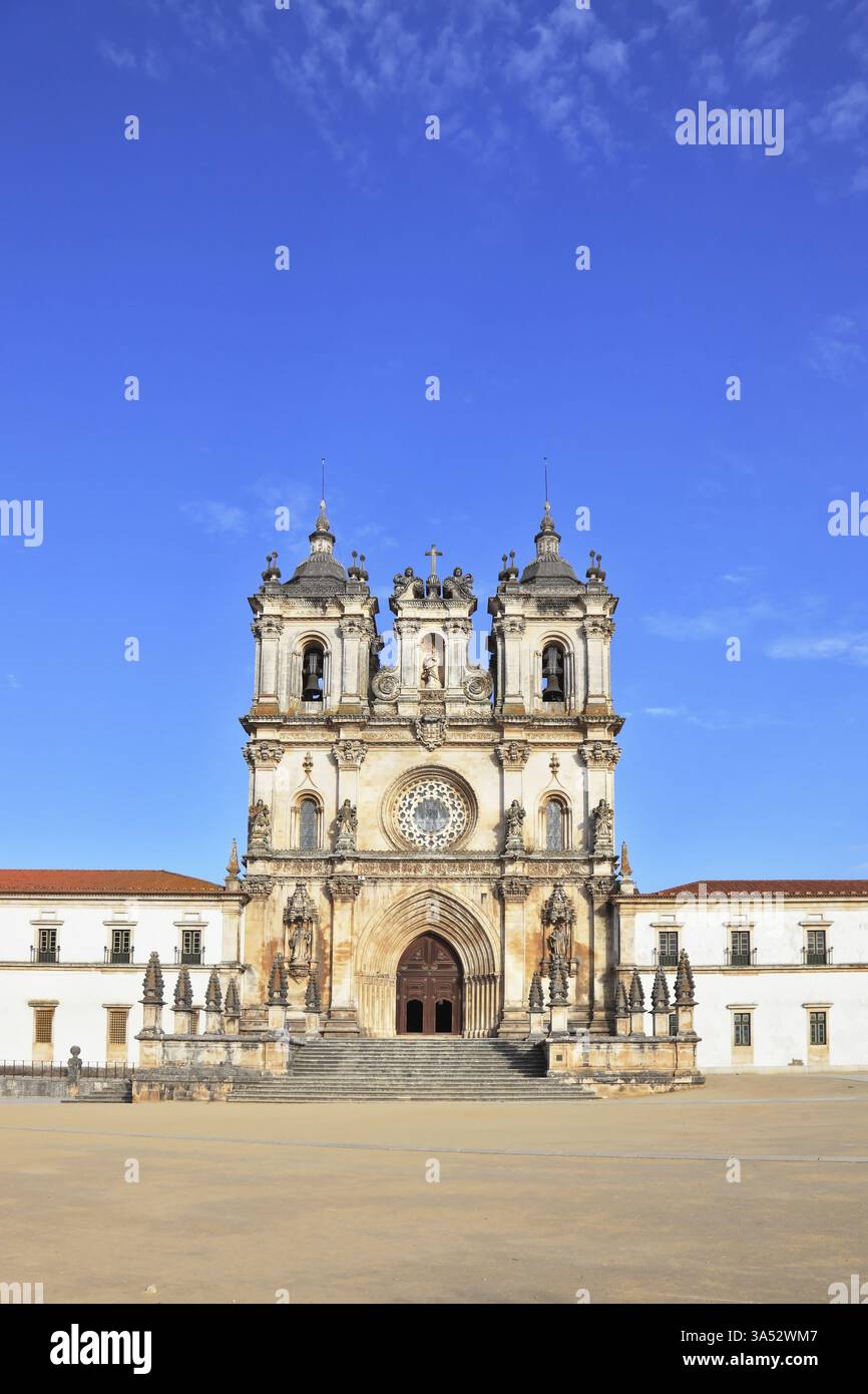 Superbly preserved Catholic monastery. Portugal, Alkobasa Stock Photo ...