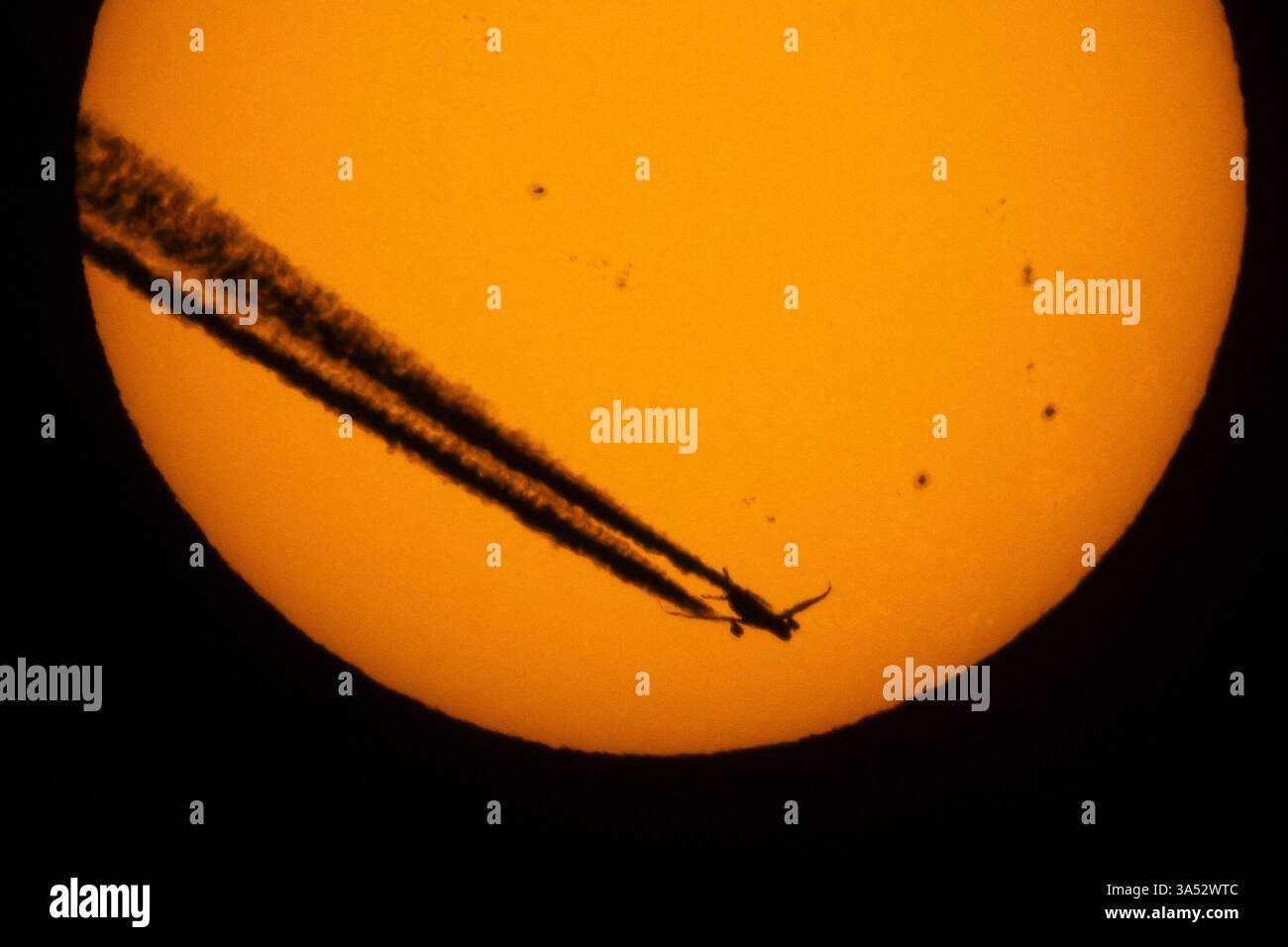 An Airbus A350 of China Southern Airlines flying from Beijing to ...