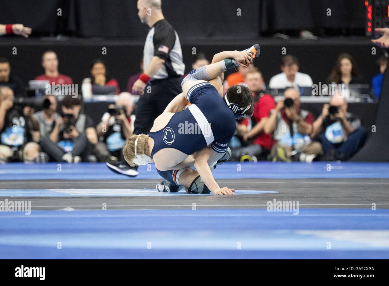 PHILADELPHIA, PA - MARCH 20: Kurt Phillips of Bucknell and Braeden ...