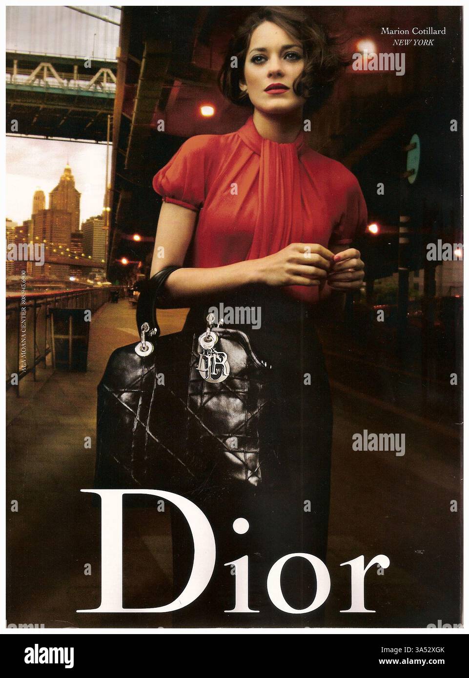 2009 advertisement featuring actress Marion Cotillard for the Lady Dior ...