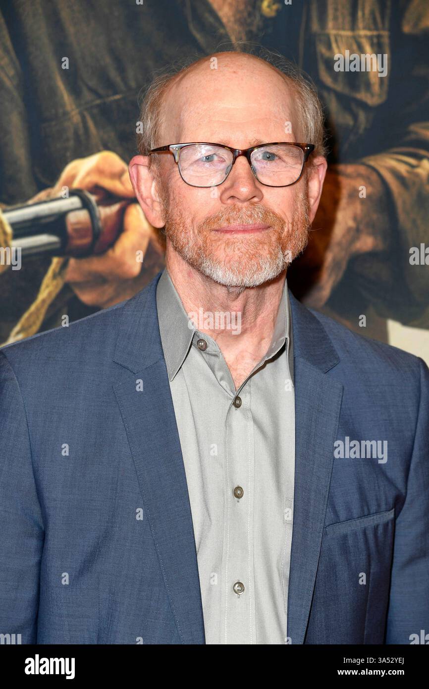 Ron Howard bei der EDEN Film Premiere am 20.03.2025 in Berlin Stock ...