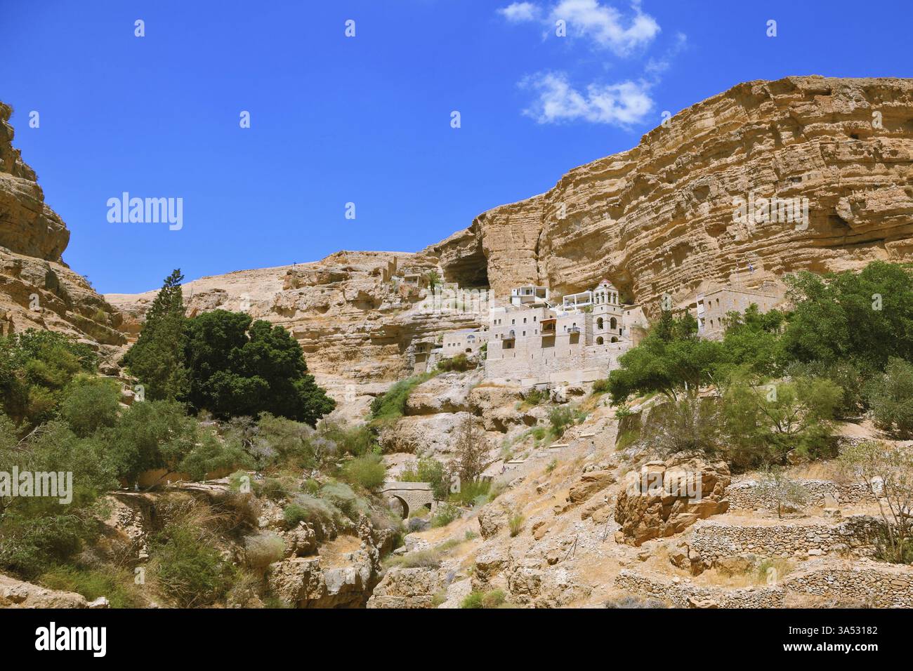 The famous Orthodox monastery of St. George. The building of the ...
