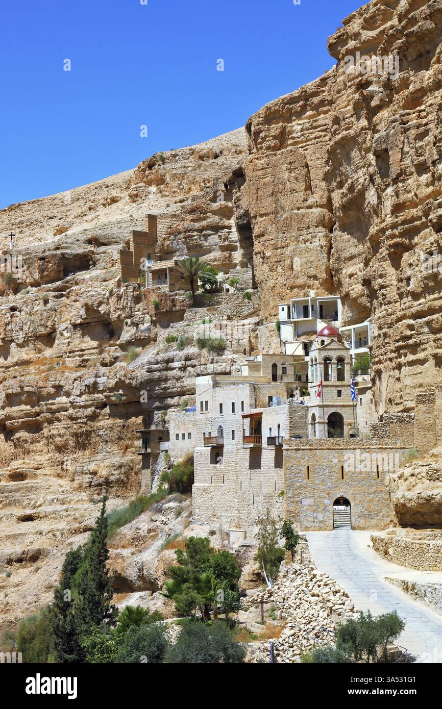 The famous Orthodox monastery of St. George Cozeba. The building of the ...