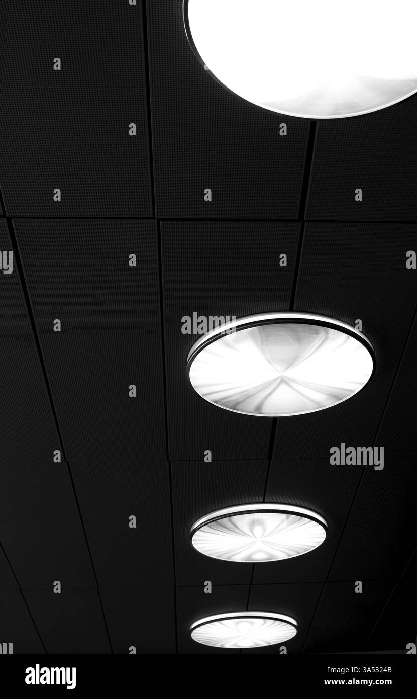 Abstract ceiling lamp Stock Photo - Alamy