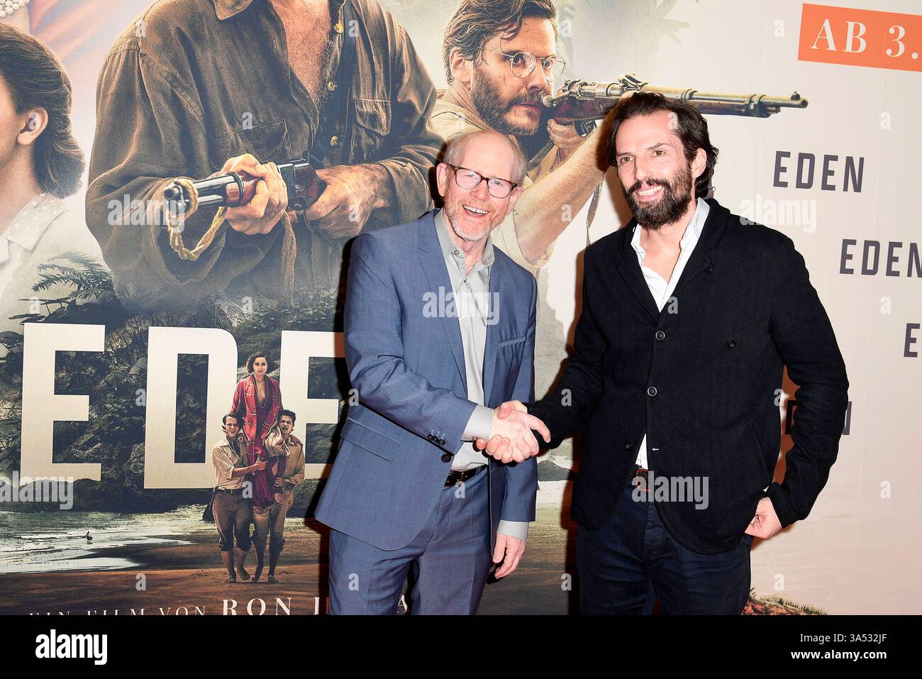Ron Howard und Quirin Berg bei der EDEN Film Premiere am 20.03.2025 in ...