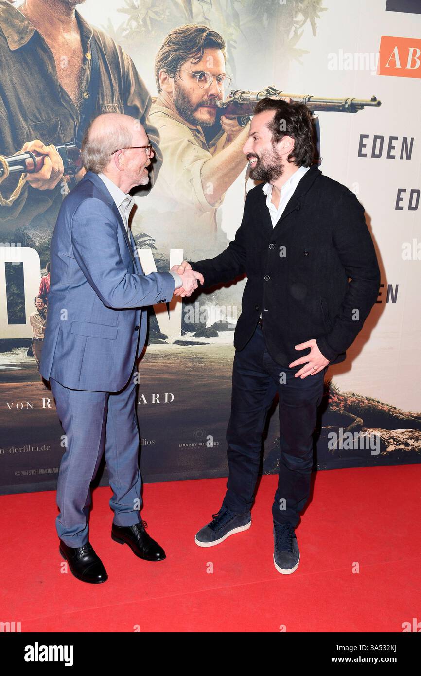 Ron Howard und Quirin Berg bei der EDEN Film Premiere am 20.03.2025 in ...