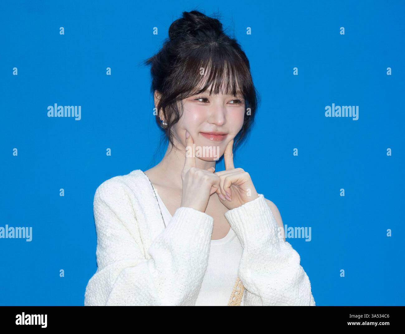 Seoul, South Korea. 20th Mar, 2025. South Korean singer Wendy, member of girl group Red Velvet ...