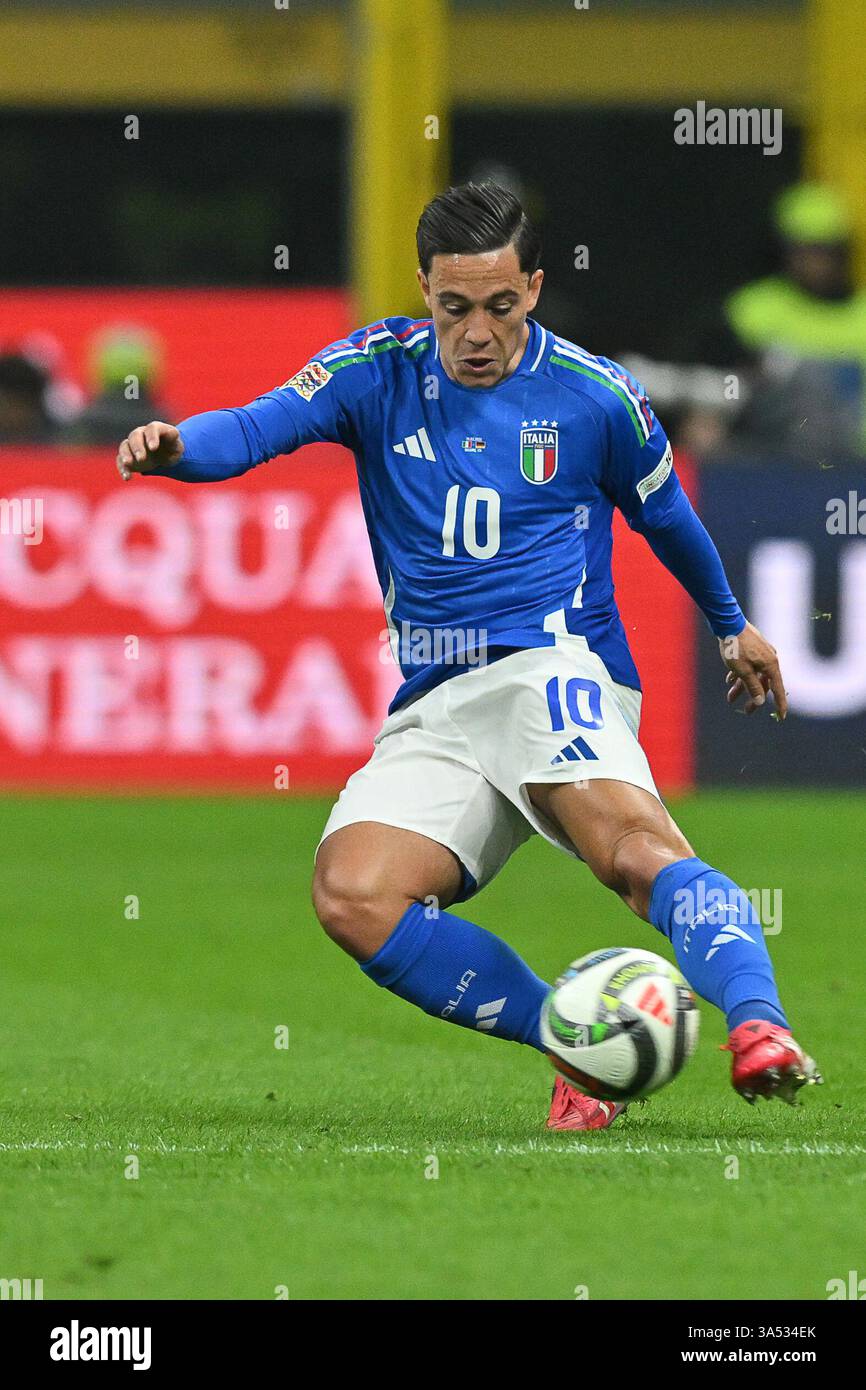 20th March 2025; Stadio San Siro, Milan, Italy, UEFA Nations League Football, Quarter Finals ...