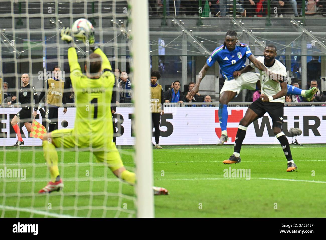 20th March 2025; Stadio San Siro, Milan, Italy, UEFA Nations League Football, Quarter Finals ...