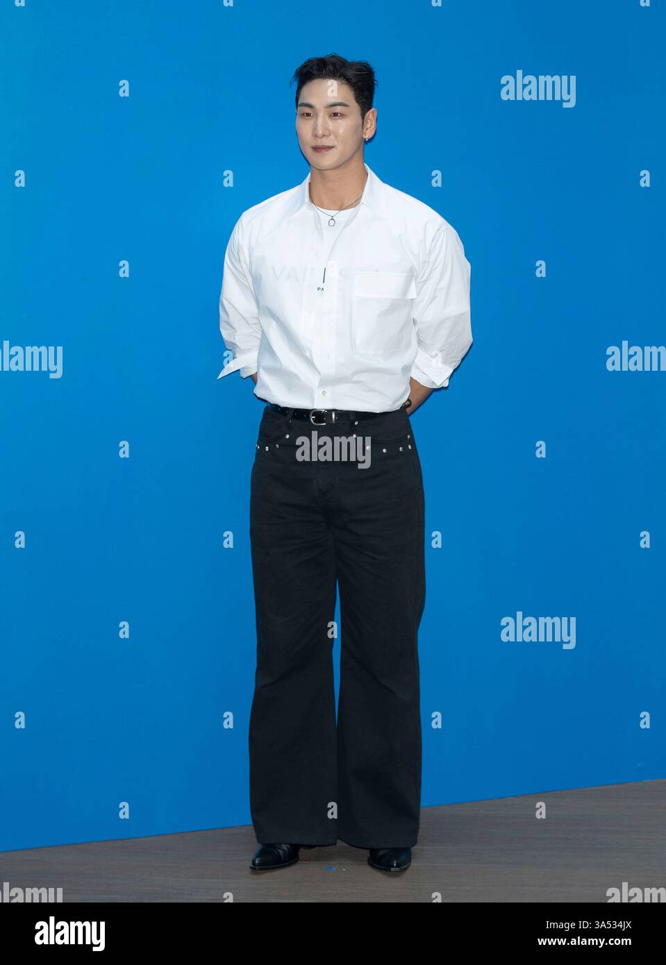 20 March 2025 - Seoul South Korea: South Korean singer Baekho, attends ...