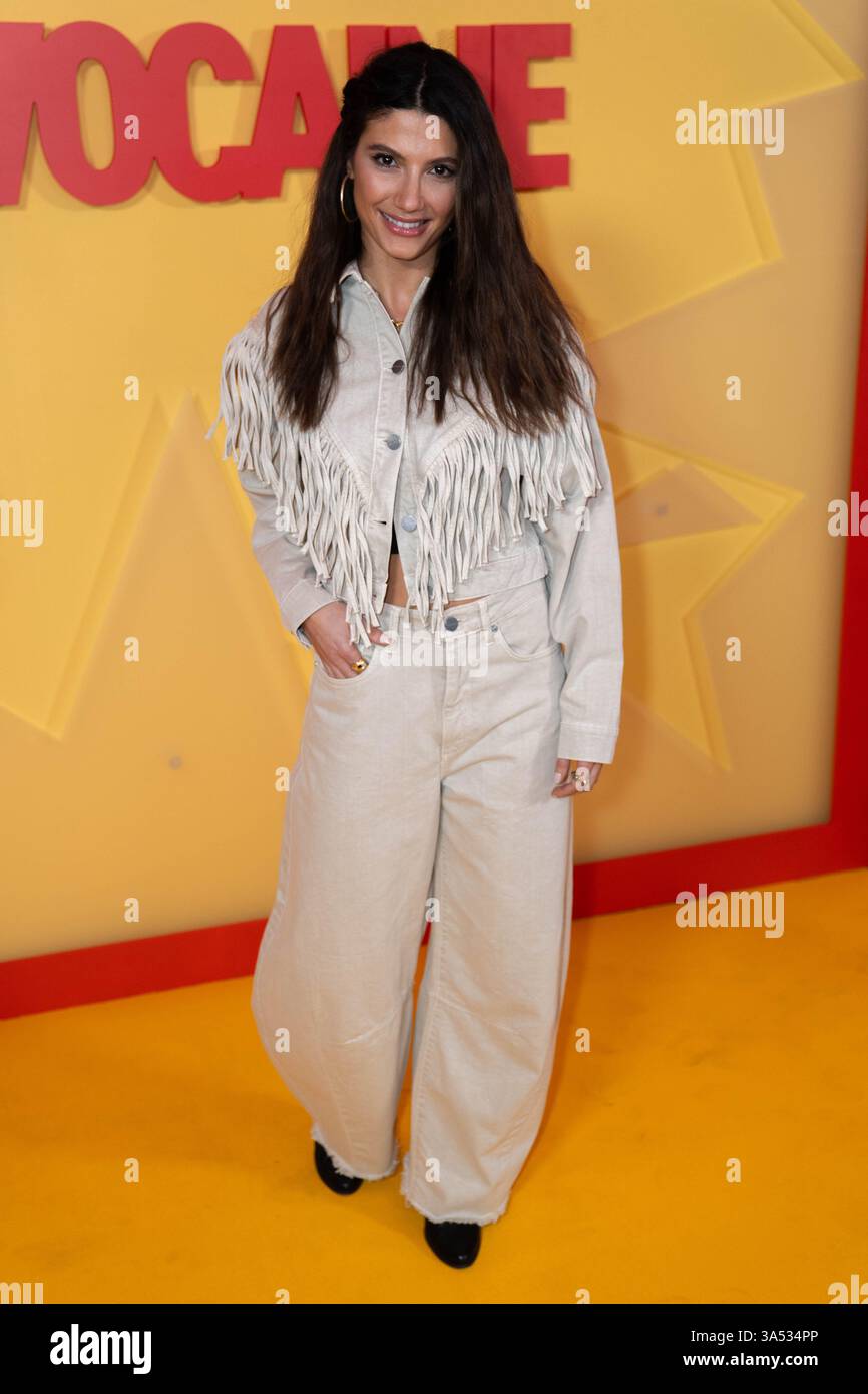 Andrea Vasiliou attends a special screening of Novocaine at the Dive ...