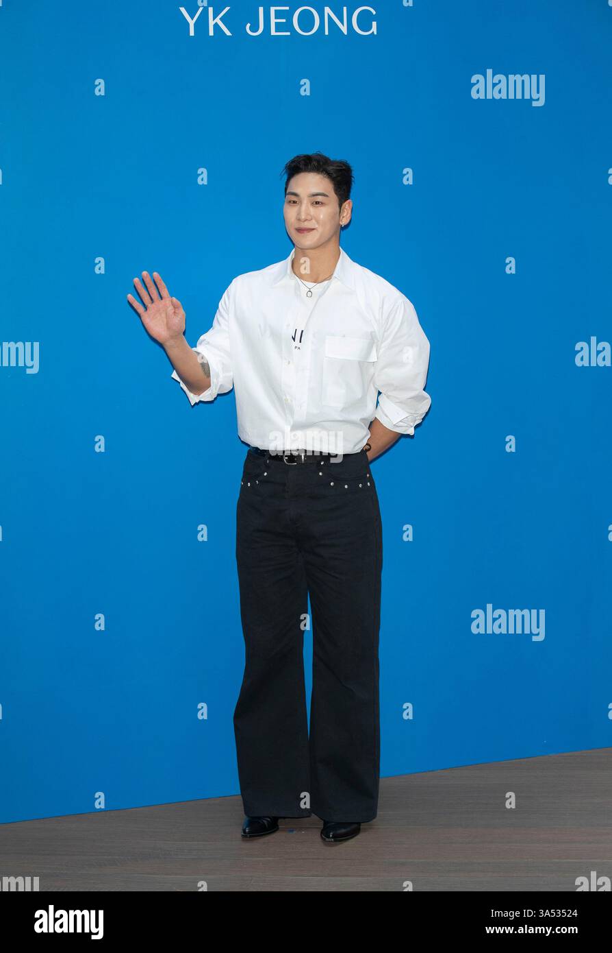 Seoul, South Korea. 20th Mar, 2025. South Korean singer Baekho, attends ...