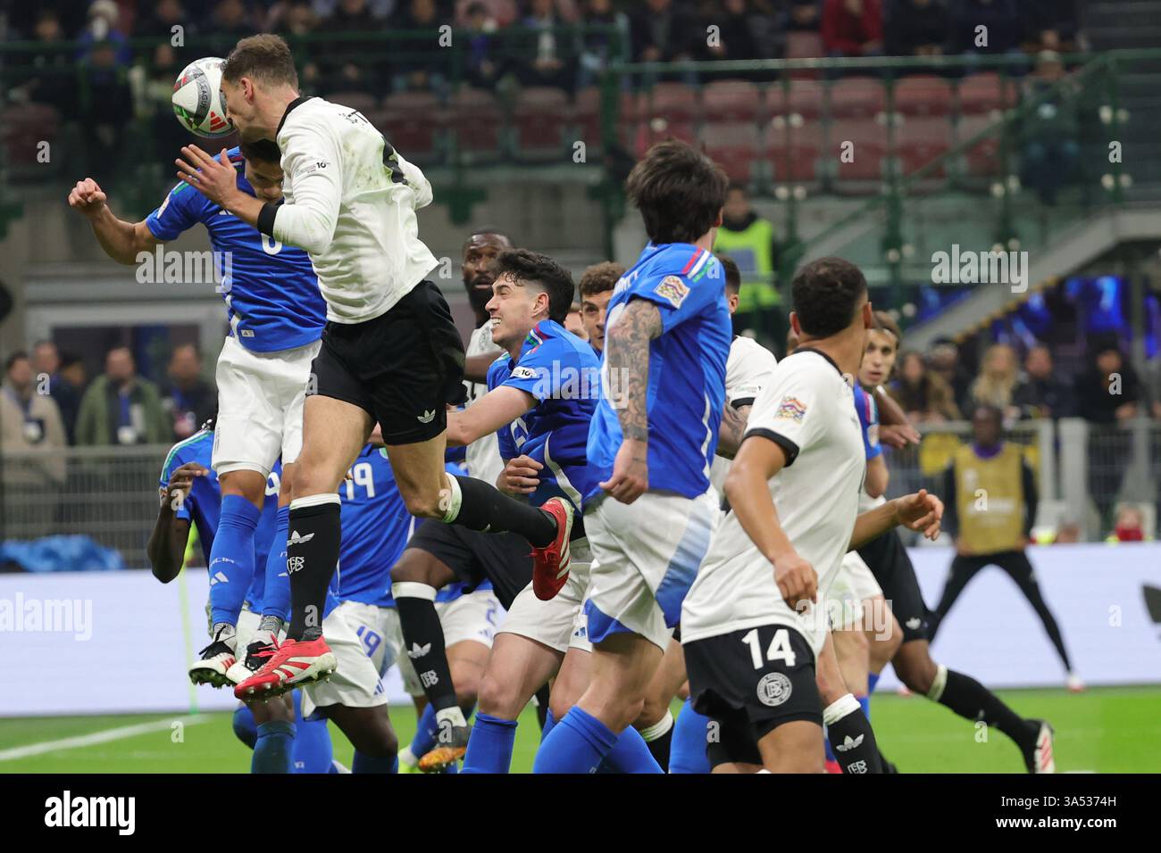 20th March 2025; Stadio San Siro, Milan, Italy, UEFA Nations League Football, Quarter Finals ...