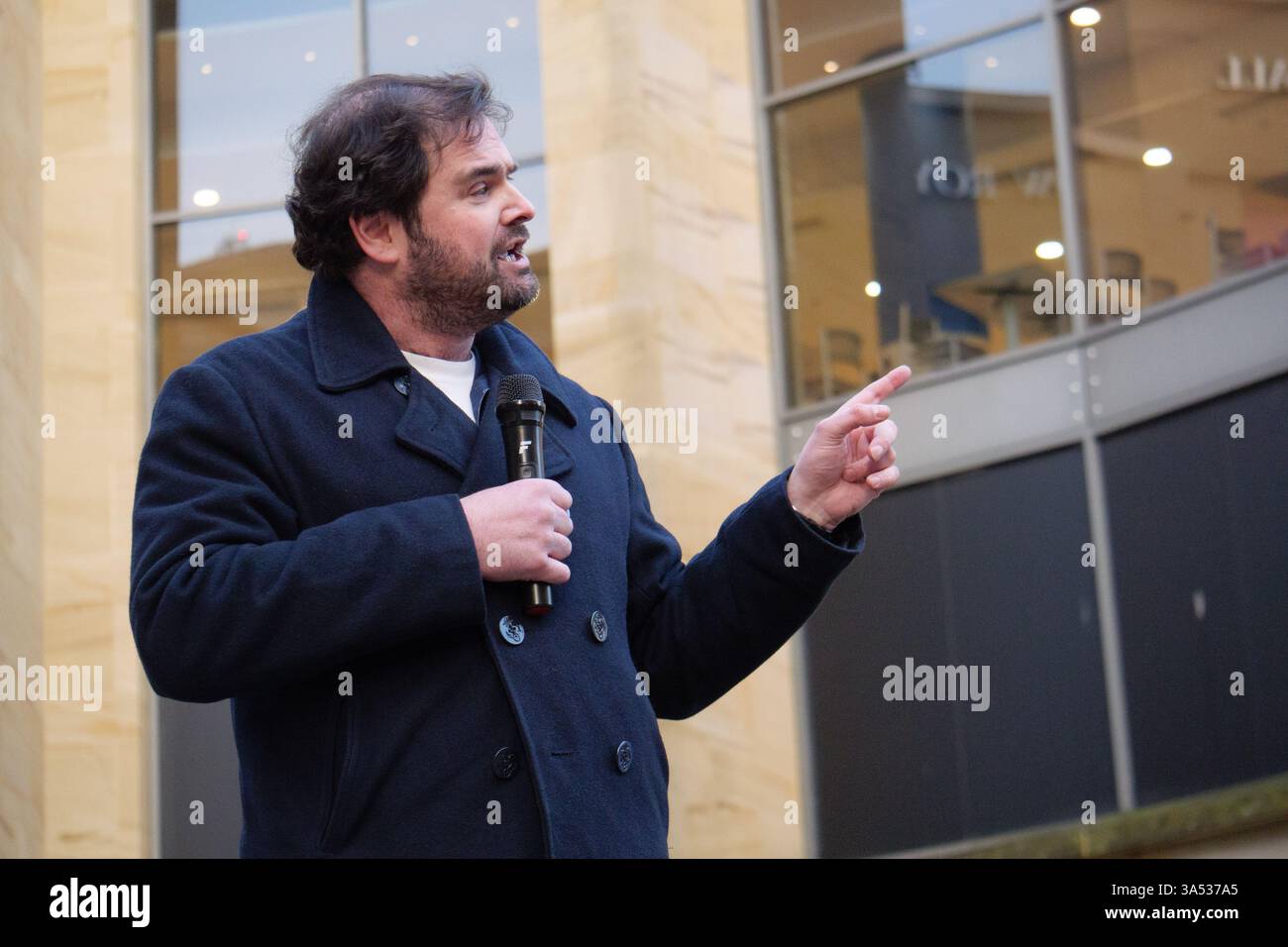 Glasgow, Scotland, UK. 20th Mar, 2025. Social Work Action Network held ...