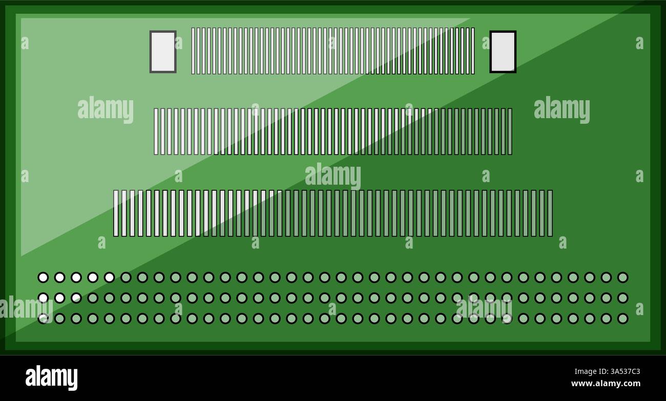 soldering circuit board cartoon vector illustration Stock Vector Image ...