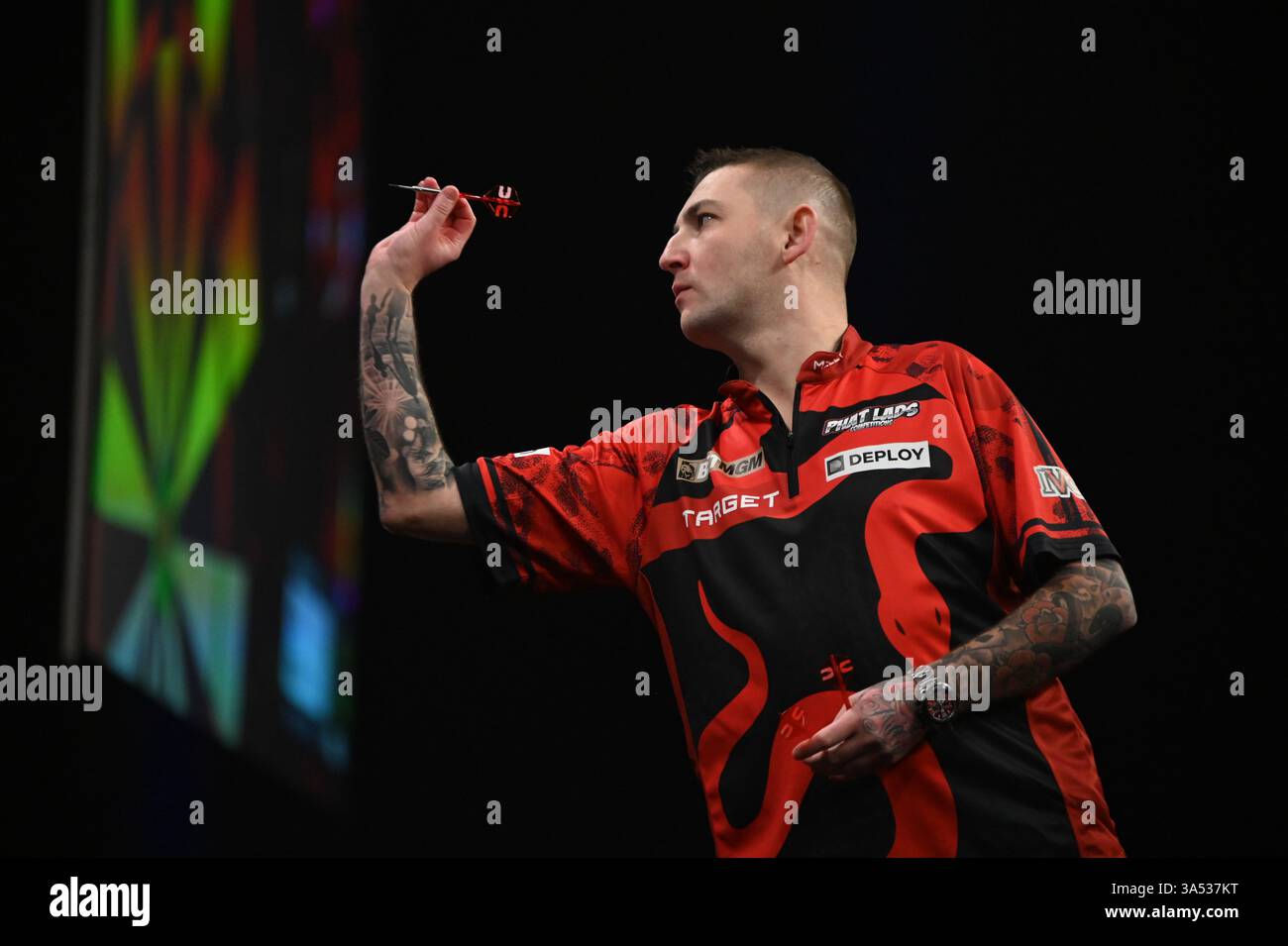 20th March 2025, Utilita Arena, Cardiff, Wales; 2025 PDC Premier League ...