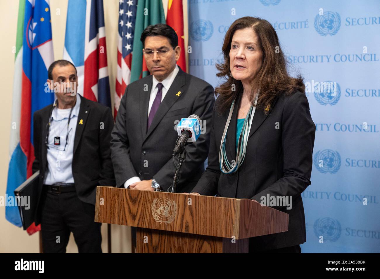 New York, NY, March 20, 2025: Ambassador Dorothy Shea of USA speaks to ...