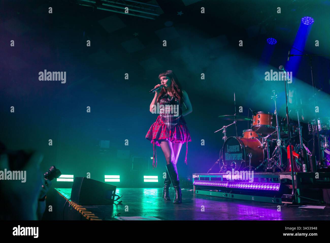 Glasgow, Scotland. 20th Mar 2025. Lauren Mayberry performs at the ...