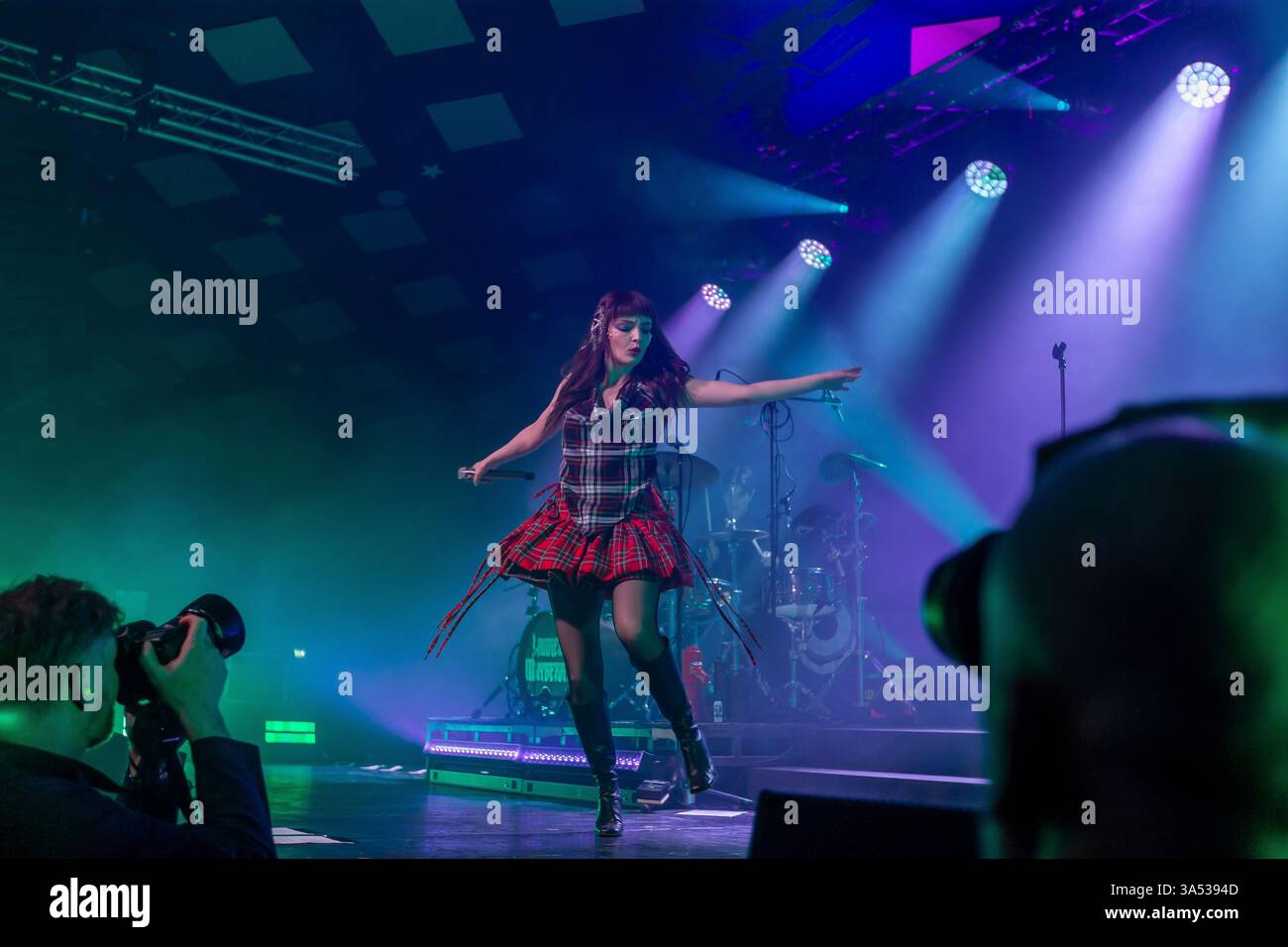 Glasgow, Scotland. 20th Mar 2025. Lauren Mayberry performs at the ...