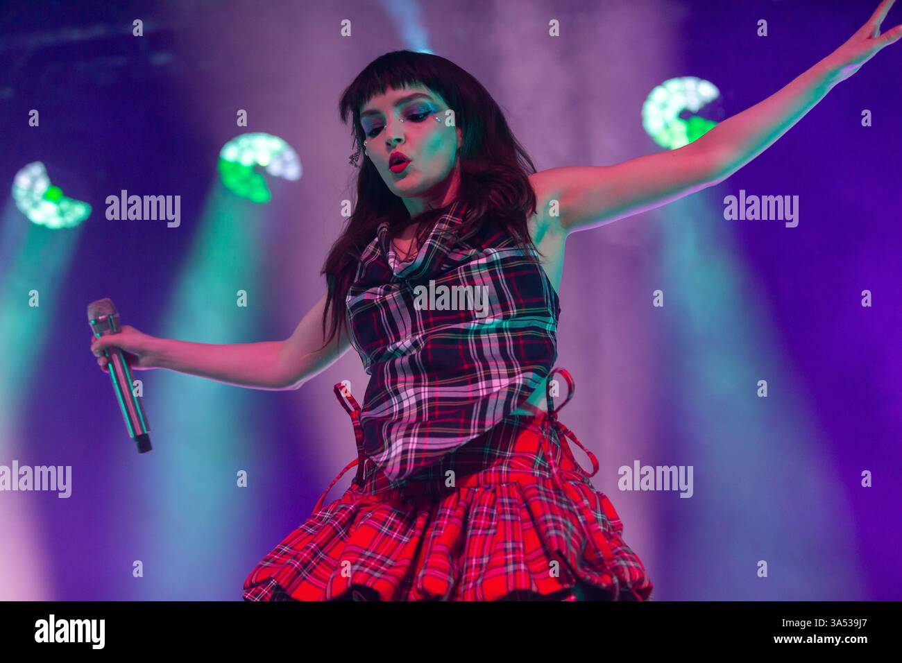 Glasgow, Scotland. 20th Mar 2025. Lauren Mayberry performs at the ...
