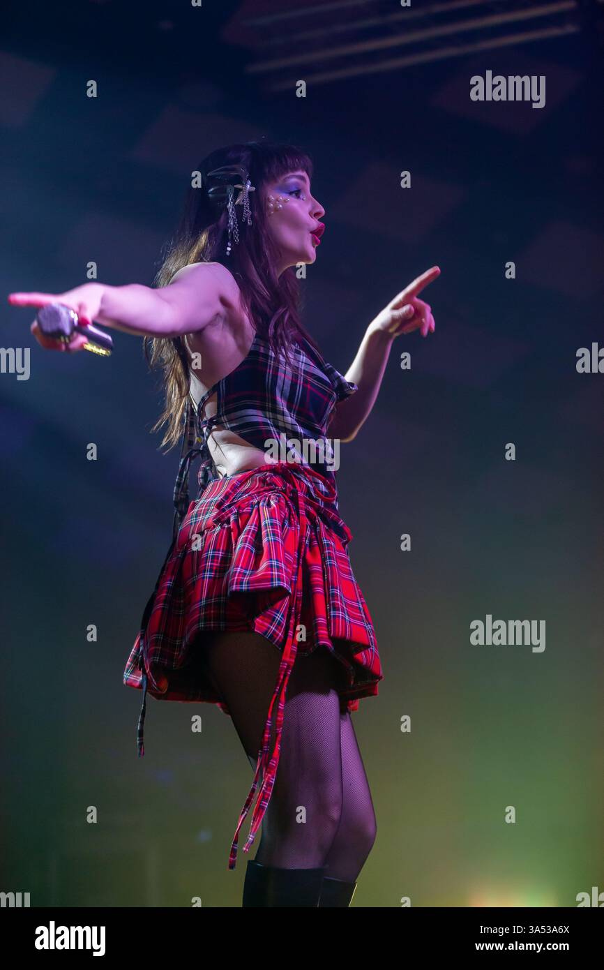 Glasgow, Scotland. 20th Mar 2025. Lauren Mayberry performs at the ...