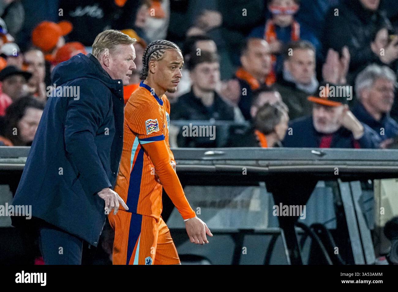 Rotterdam, Netherlands. 20th Mar, 2025. ROTTERDAM, 20-03-2025, Stadium ...