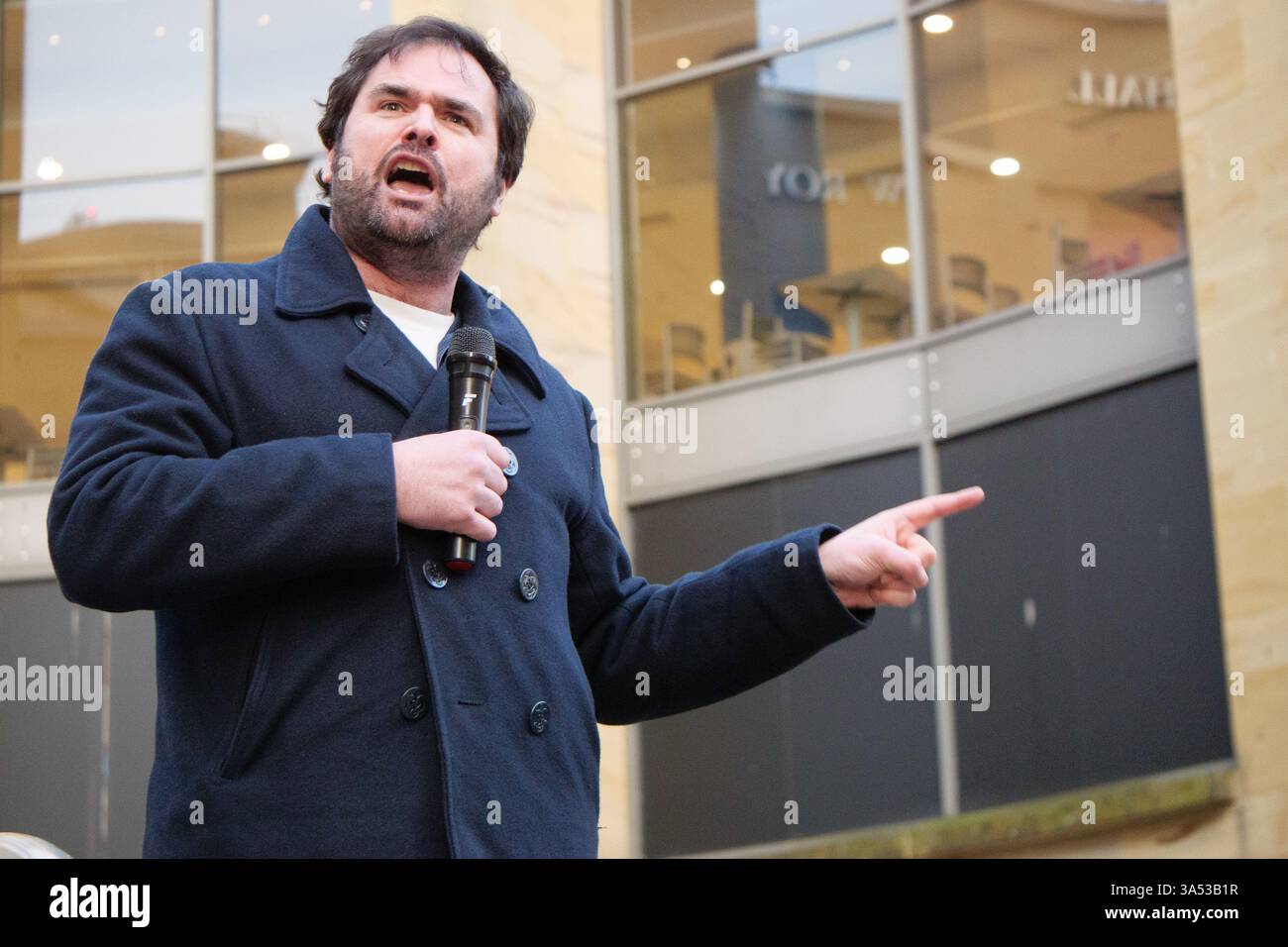Glasgow, Scotland, UK. 20th Mar, 2025. Social Work Action Network held ...