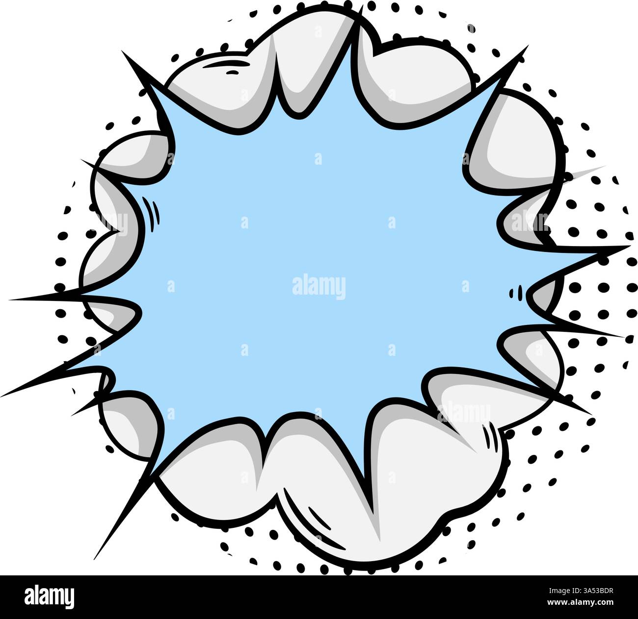 tail comic speech bubble cartoon vector illustration Stock Vector Image ...