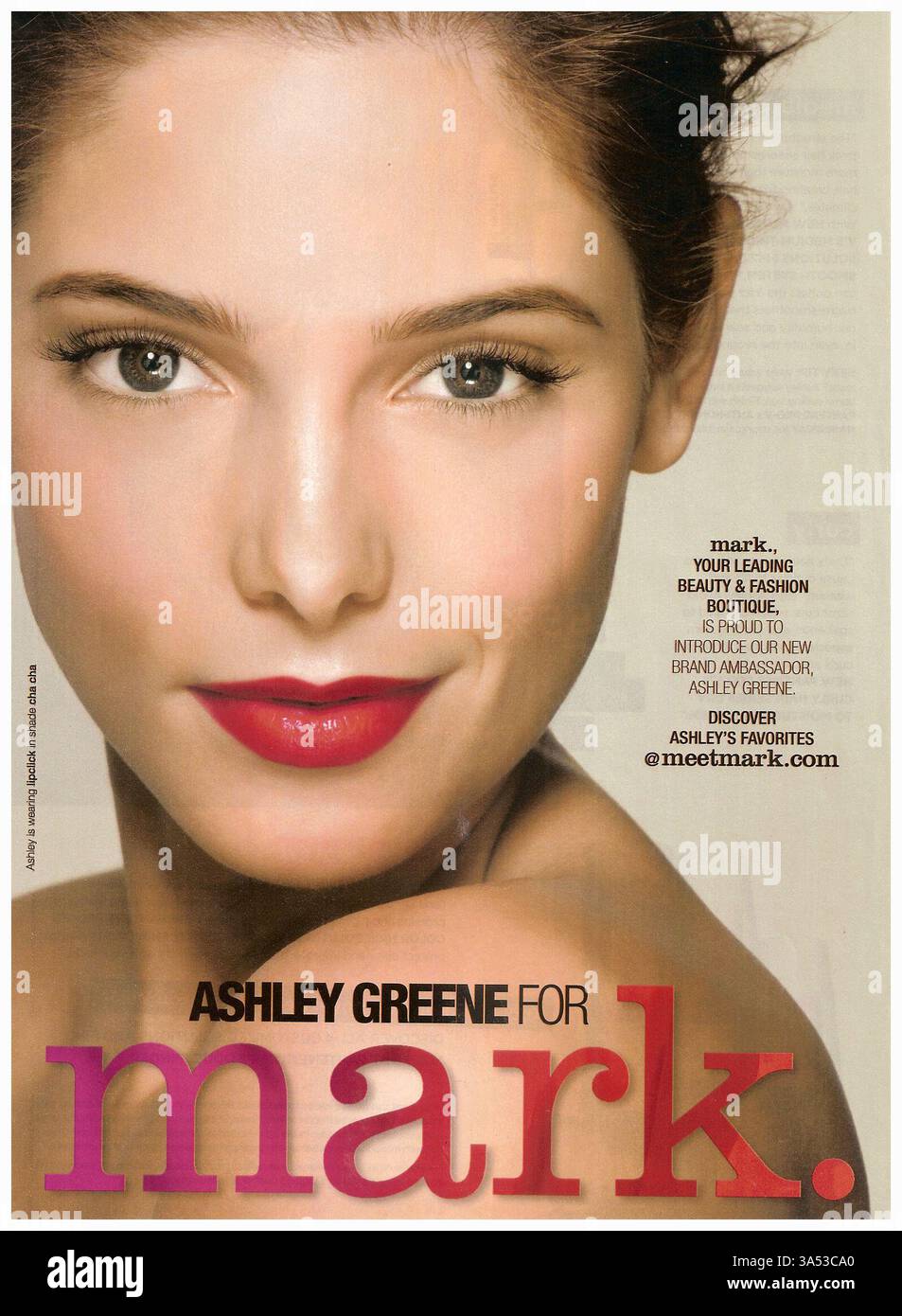 Lipstick advertisement hi-res stock photography and images - Alamy