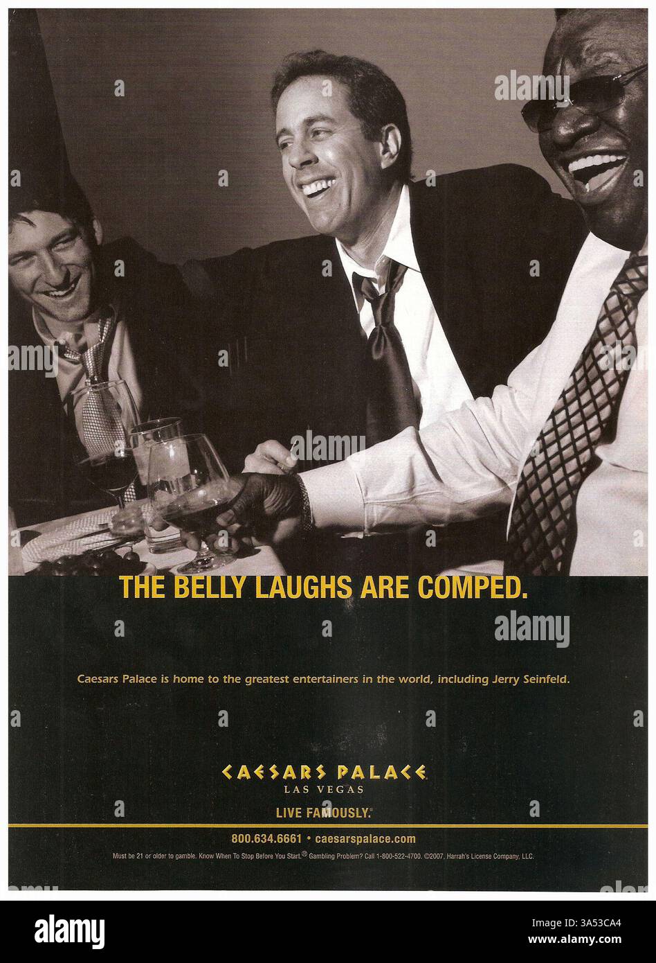 2007 ad for Jerry Seinfeld's performances at Caesars Palace in Las ...