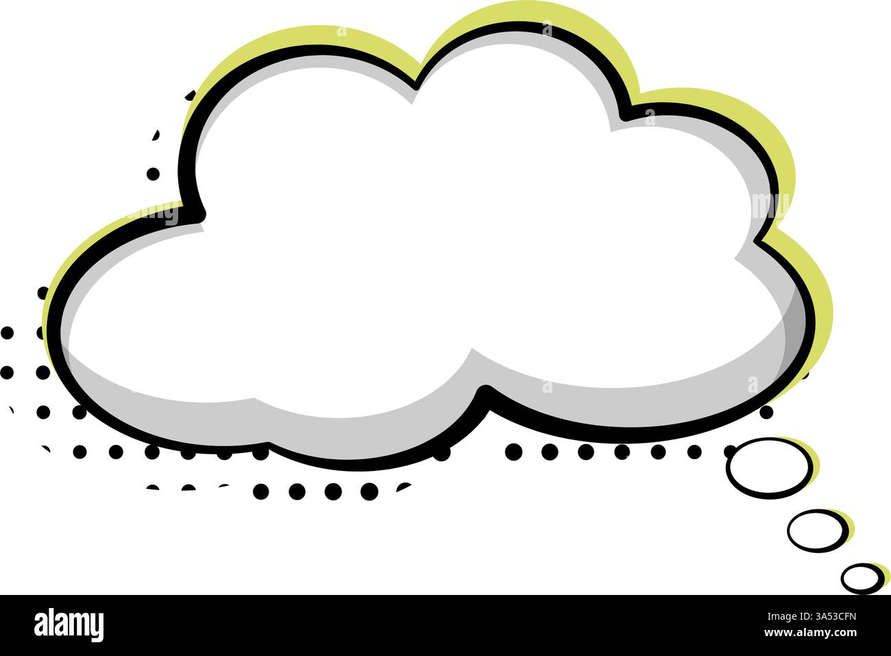 exclamation comic speech bubble cartoon vector illustration Stock ...