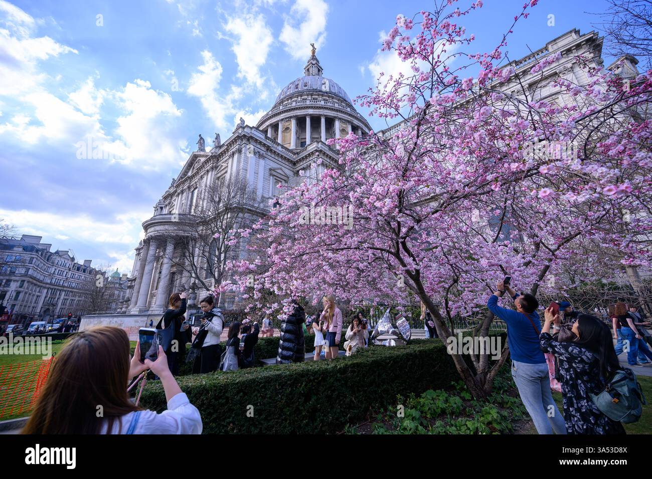 London, UK, 20th March 2025, Spring Equinox and spring weather duly ...