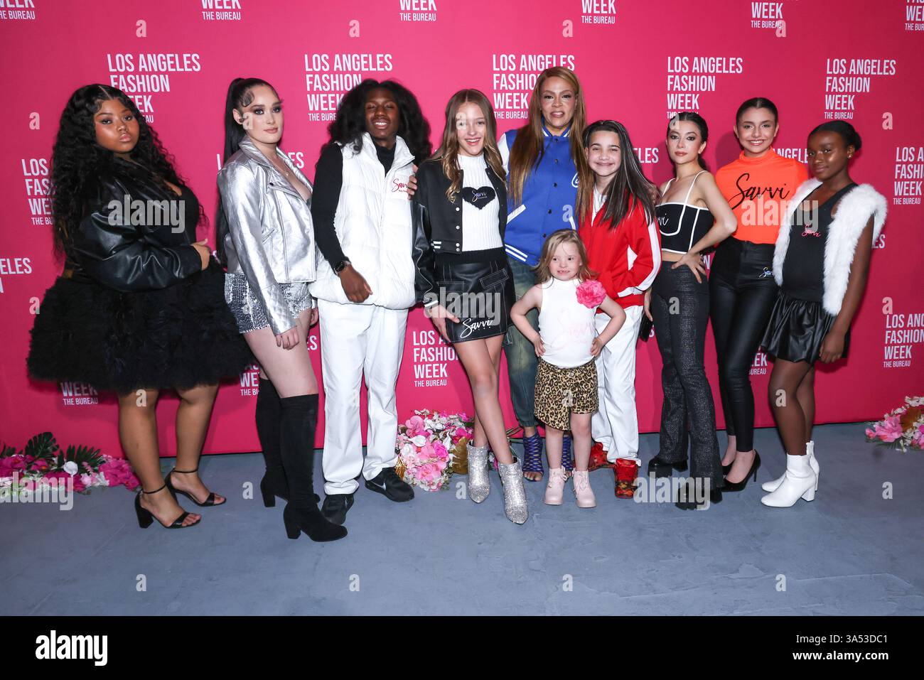 West Hollywood, California, USA. 14th March, 2025. Models from Savvi ...