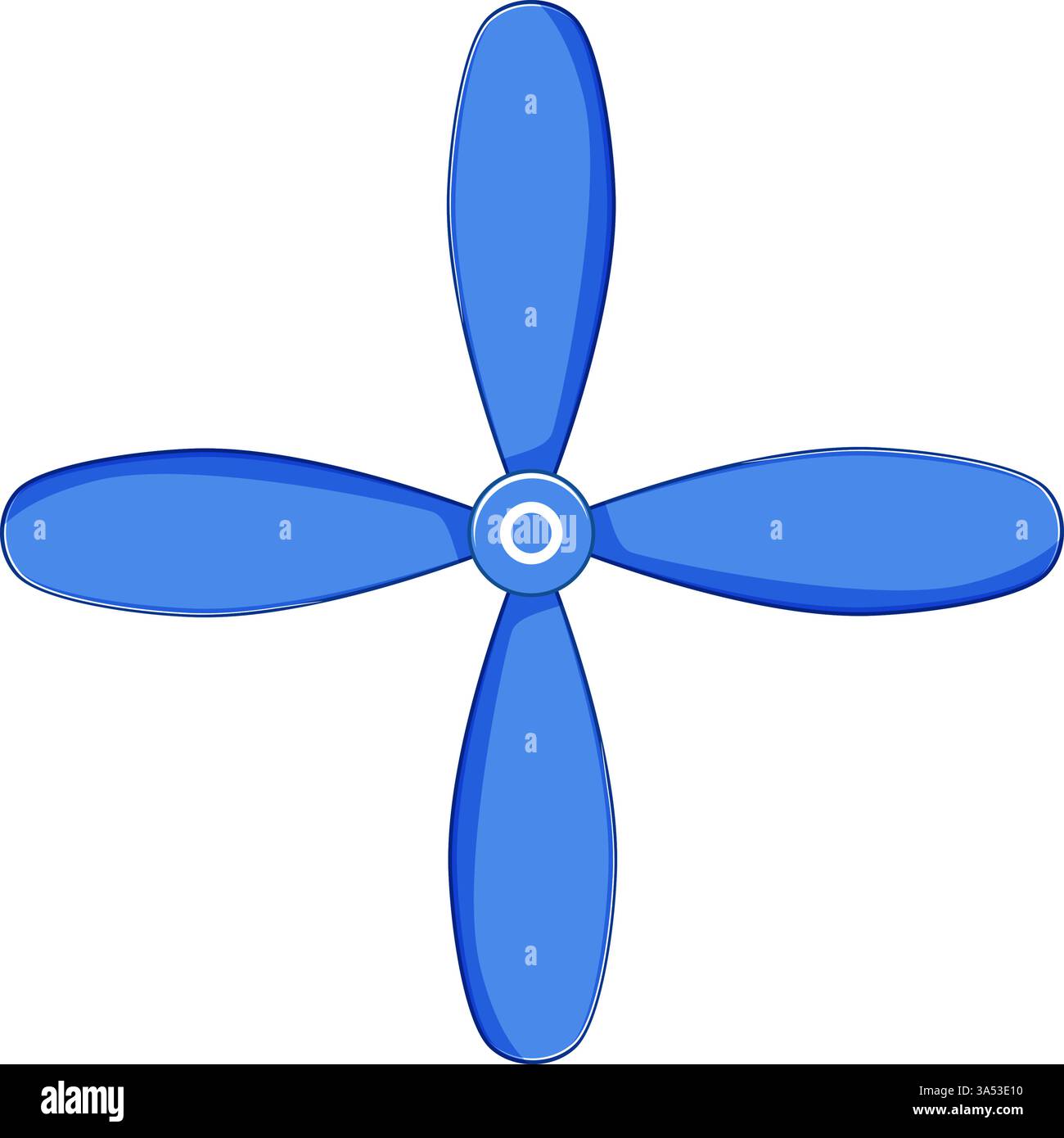 noise cooling fan cartoon vector illustration Stock Vector Image & Art ...