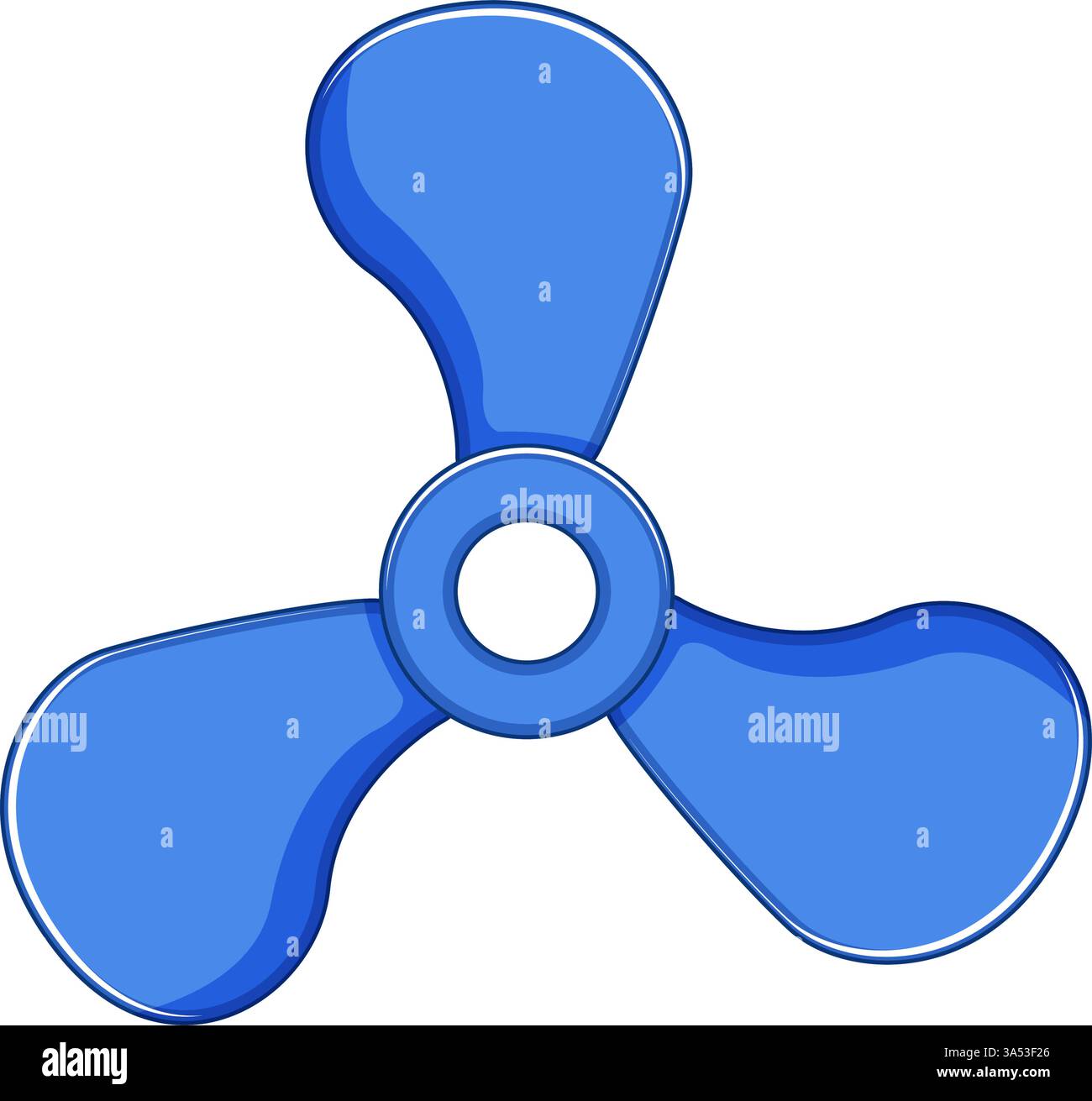 tower cooling fan cartoon vector illustration Stock Vector Image & Art ...