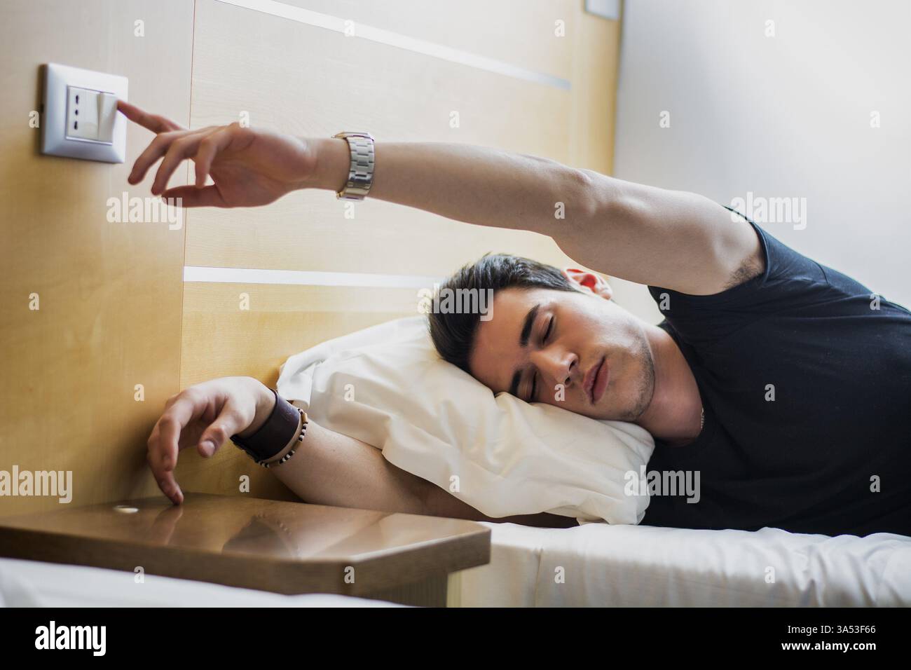 Turns on off beautiful lights hi-res stock photography and images - Alamy