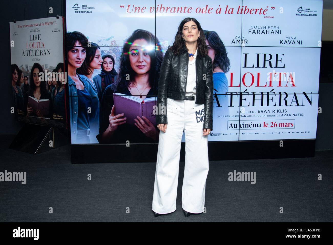 Mina Kavani attending the Lire Lolita A Teheran Premiere at the UGC ...