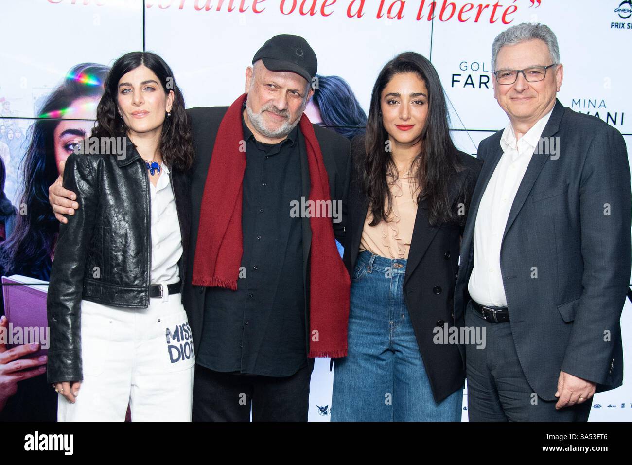 Mina Kavani, Eran Riklis, Golshifteh Farahani and Victor Hadida ...